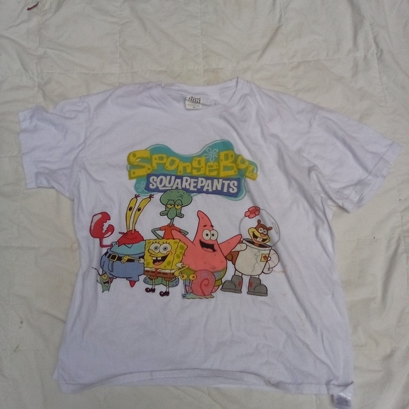 SpongeBob Squarepants | Shirts | Spongebob Squarepants Kids White ...